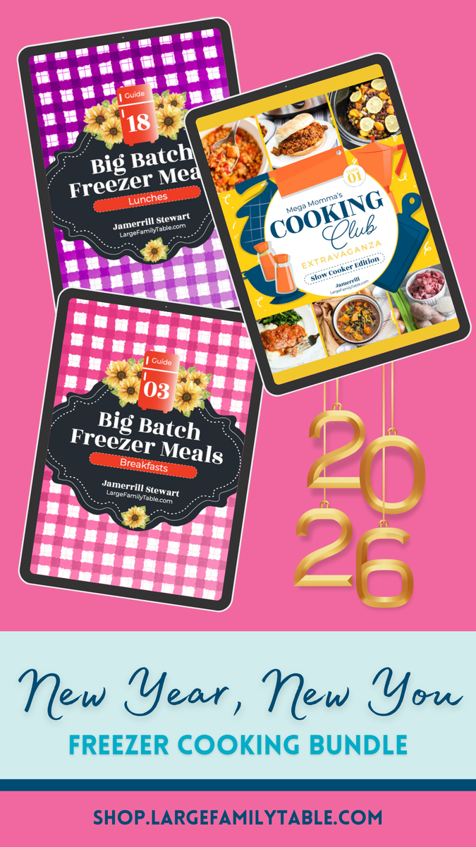 2026 New Year New YOU Freezer Meal Bundle {135 pages} – Jamerrill ...