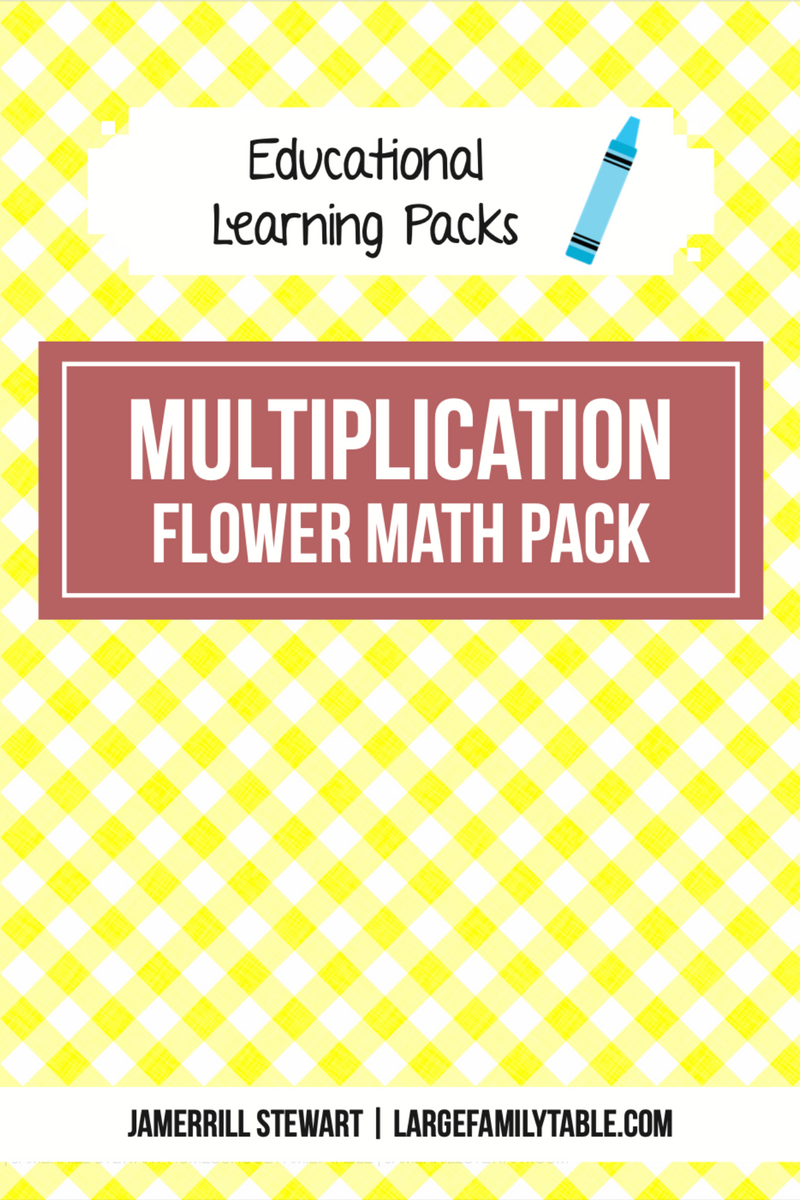 Multiplication Flower Math Pack {14 pages} – Jamerrill Stewart, Large ...
