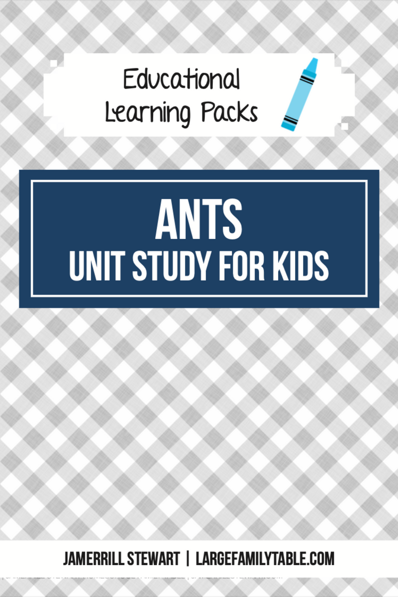 Ants Table Pack {11 pages} – Jamerrill Stewart, Large Family Table ...