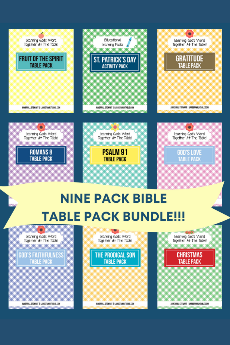 Nine Pack Bible Printables Bundle {187 pages} – Jamerrill Stewart ...